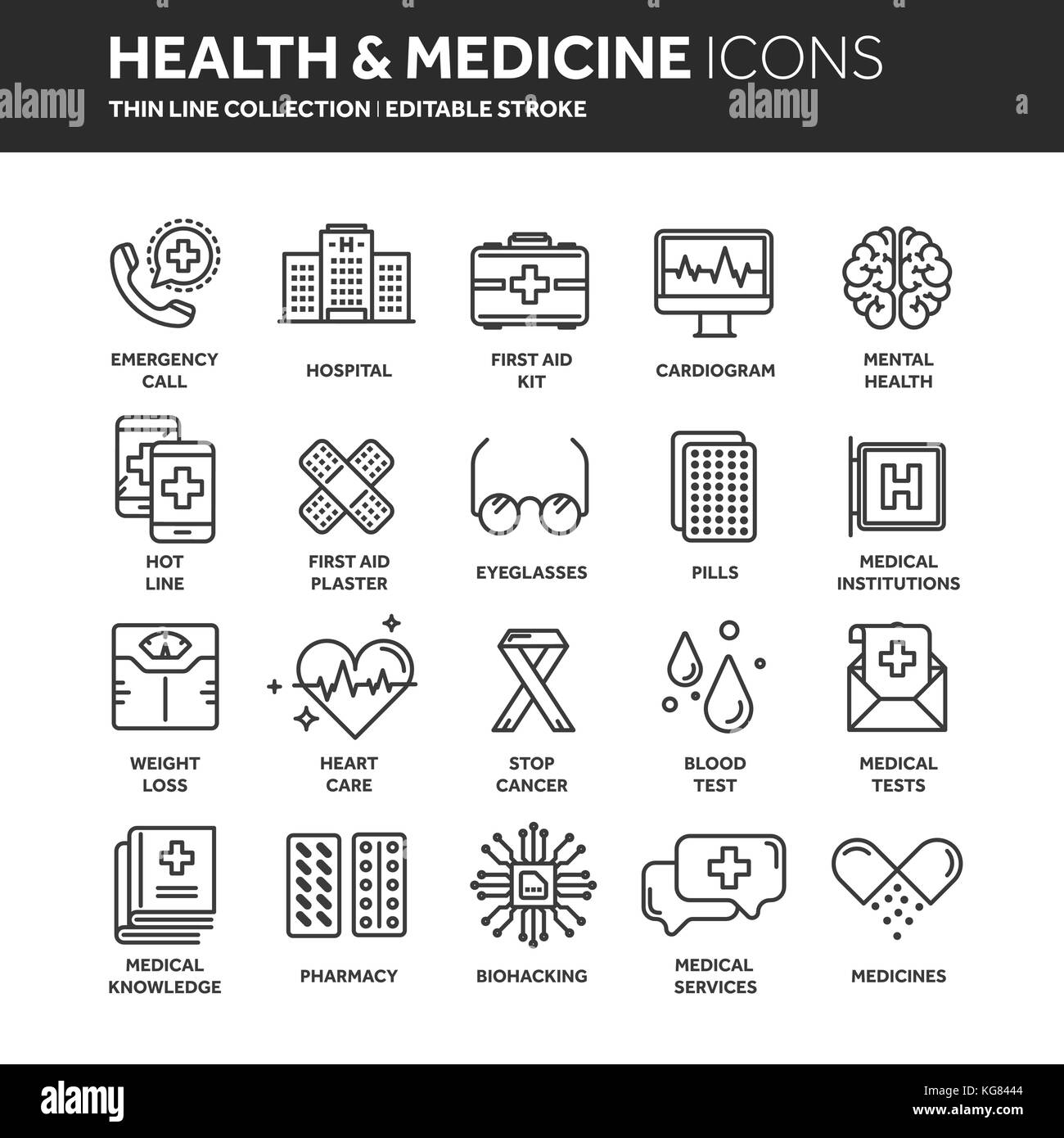 Health care, medicine. First aid. Medical blood tests and diagnostic ...