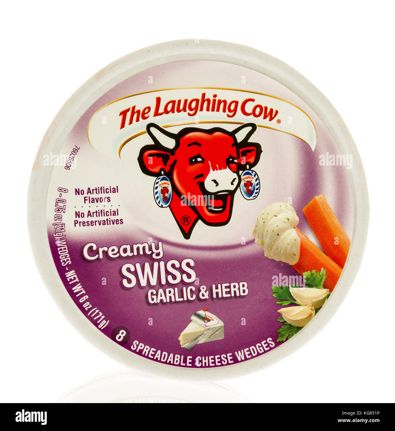 Winneconne, WI - 31 October 2017: A package of The laughing cow in ...