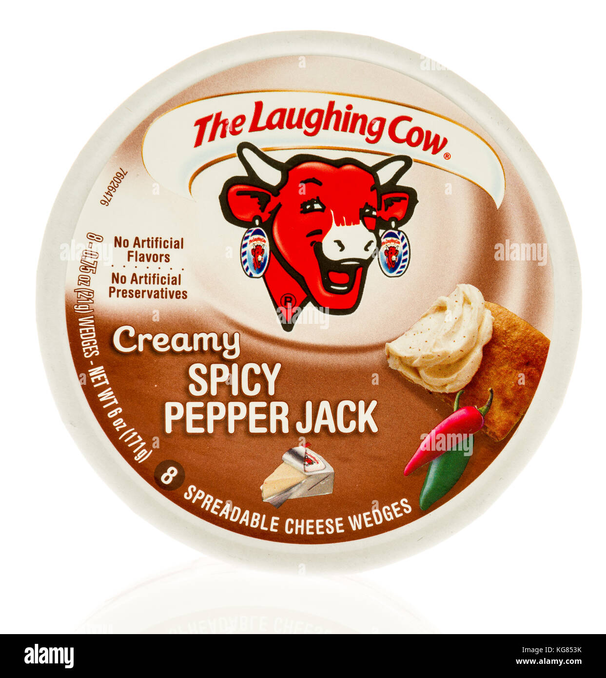 Winneconne, WI - 31 October 2017: A package of The laughing cow in ...