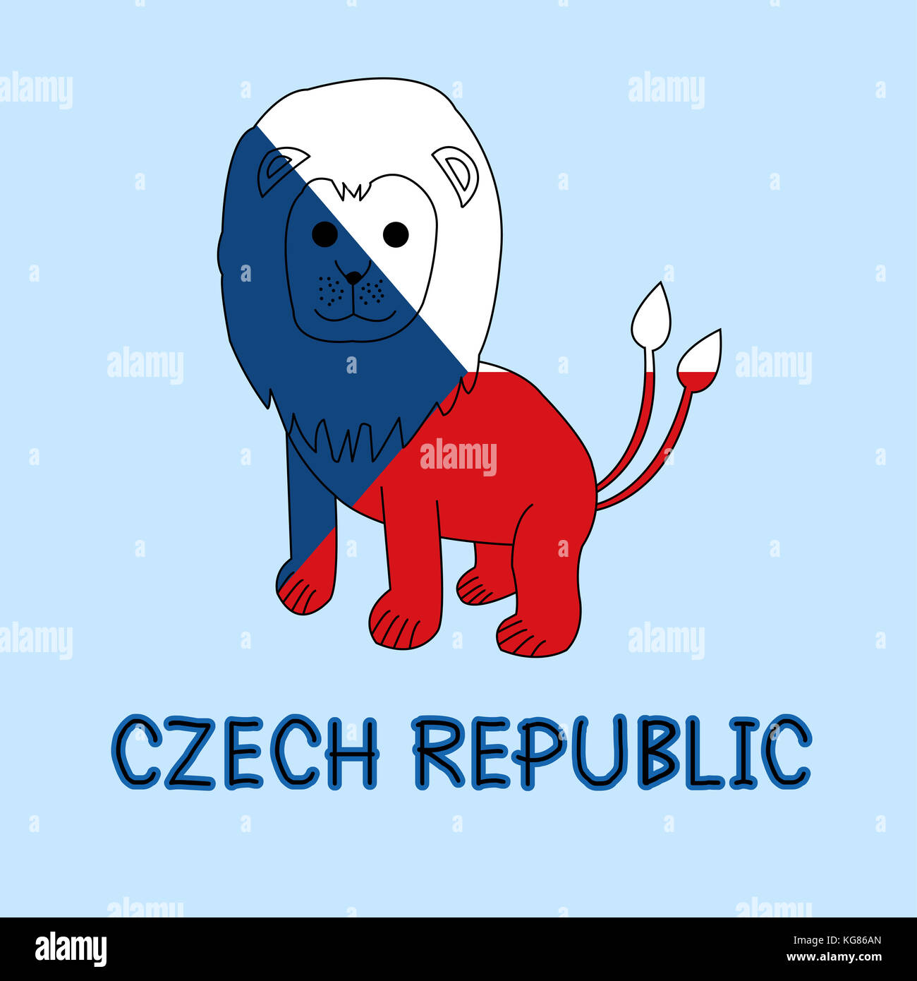 Double tailed lion hi-res stock photography and images - Alamy