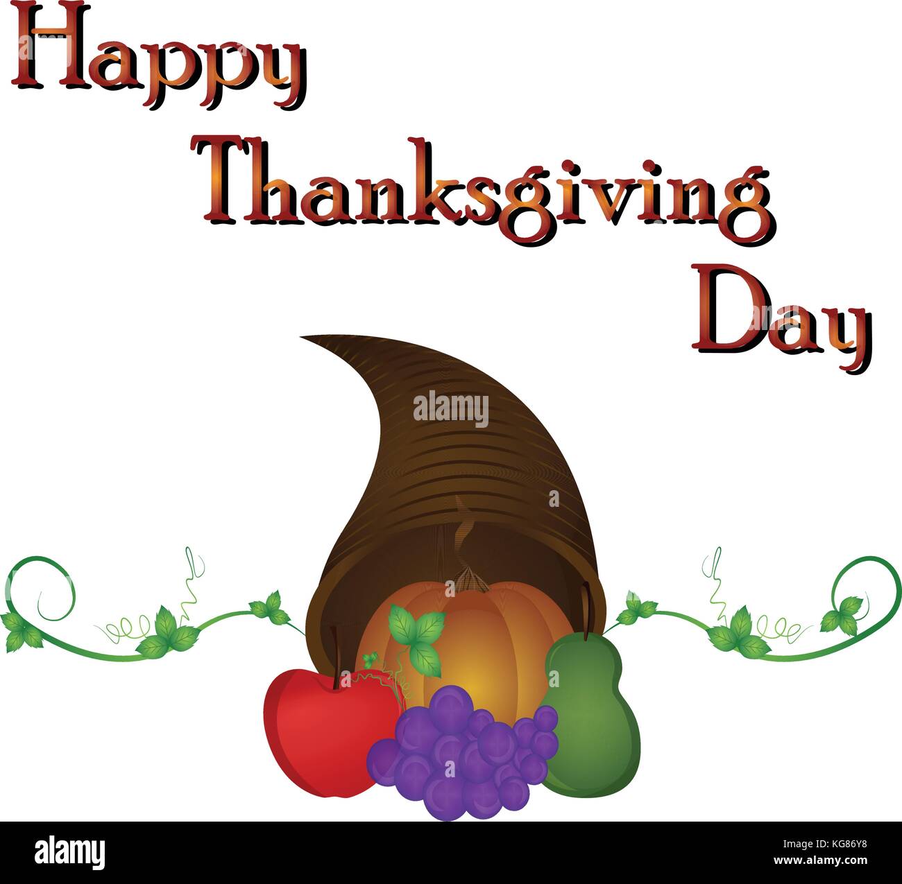 Thanksgiving autumn cornucopia festival Stock Vector Images - Alamy