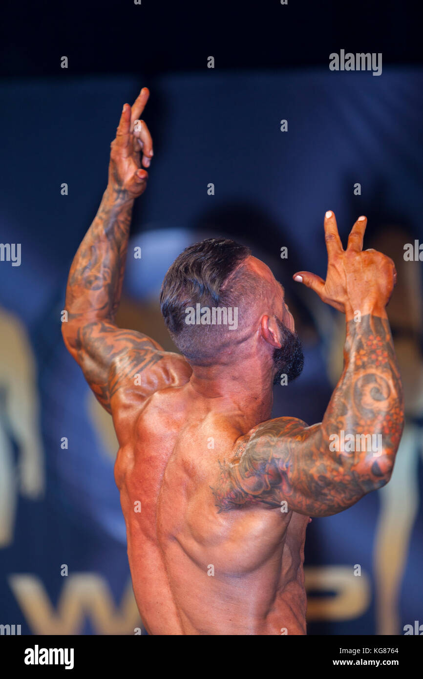 London, UK. 4th November, 2017. The first UK Ultimate Physiques (UKUP ...