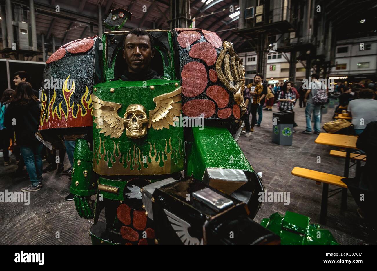 Barcelona, Spain. 4th November, 2017. A cosplayer dressed as his ...