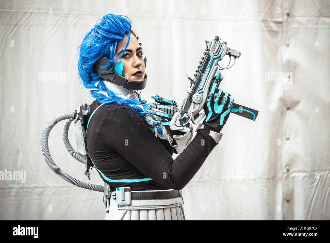 Barcelona, Spain. 4th November, 2017. A cosplayer dressed as her ...