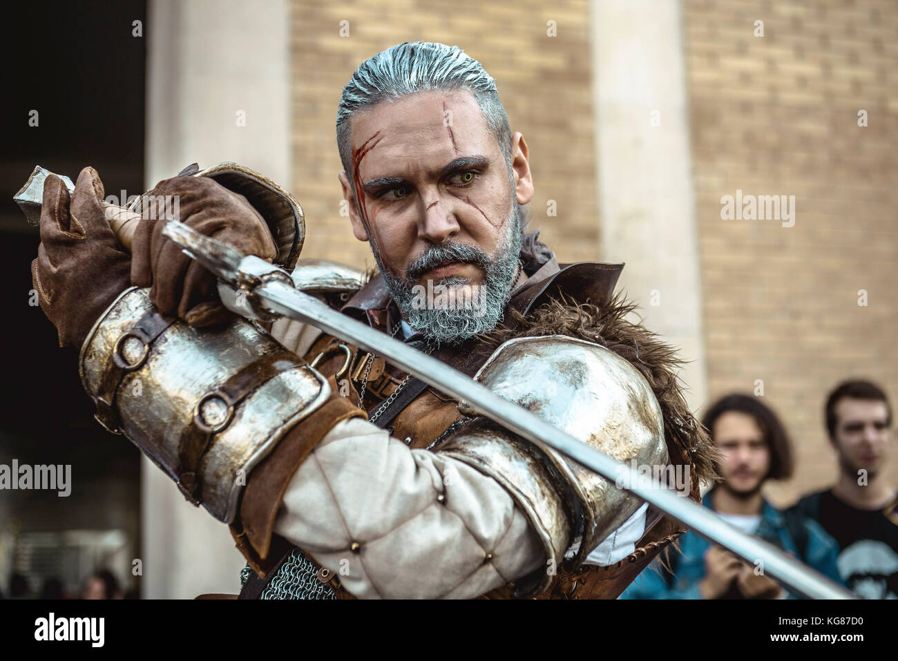 Barcelona, Spain. 4th November, 2017. A cosplayer dressed as his ...