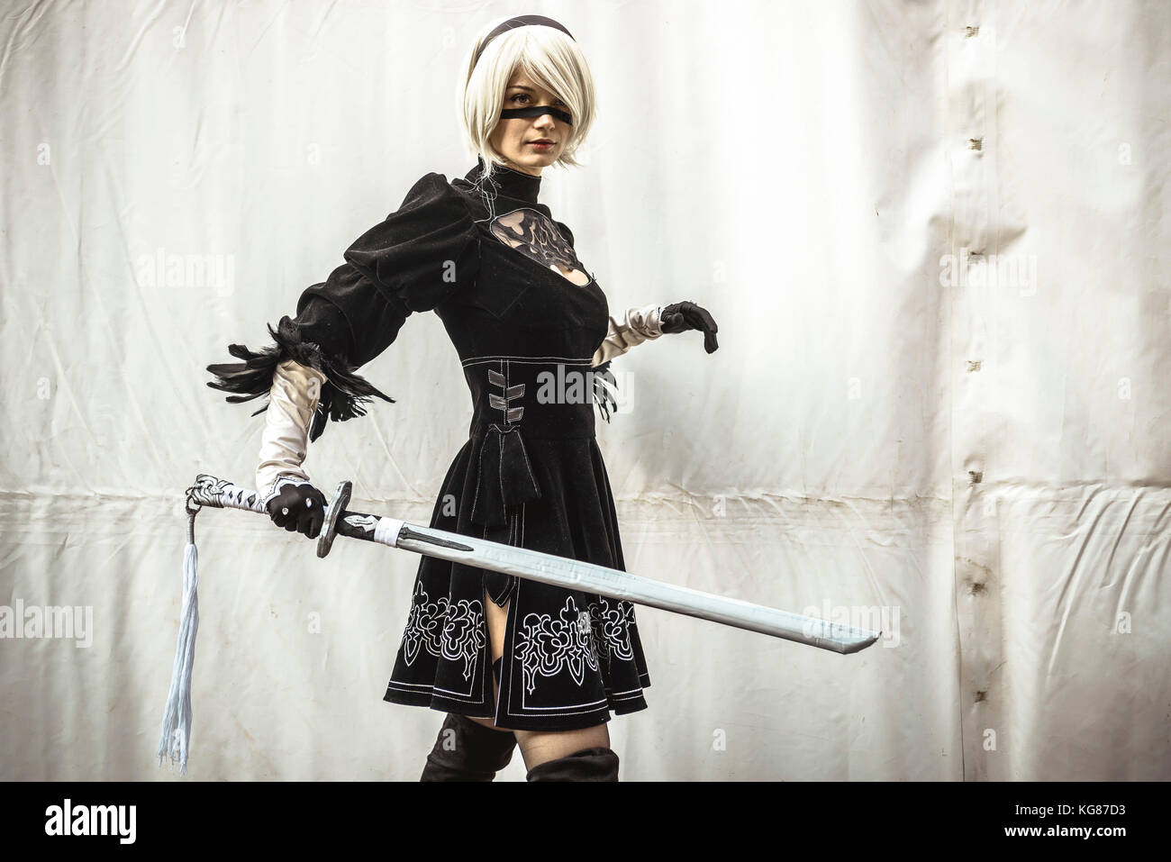 Barcelona, Spain. 4th November, 2017. A cosplayer dressed as her ...