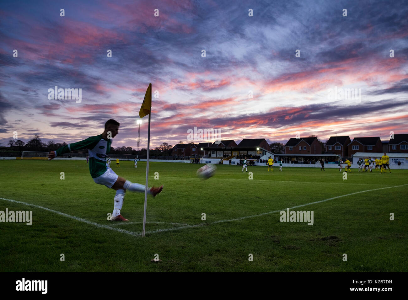 Corner kick flag hi-res stock photography and images - Alamy