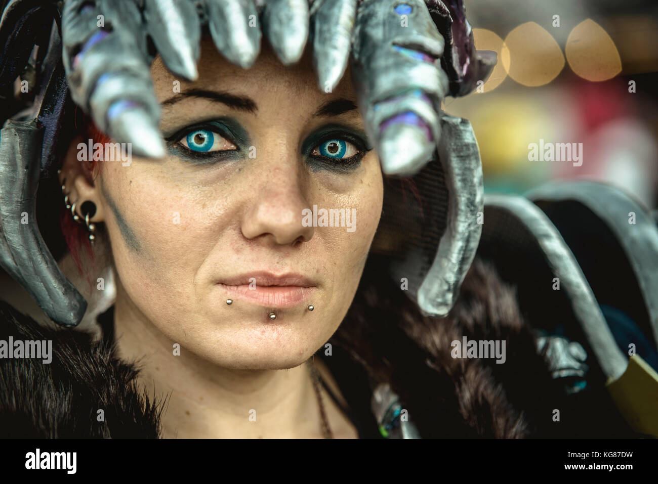 Barcelona, Spain. 4th November, 2017. A cosplayer dressed as her ...