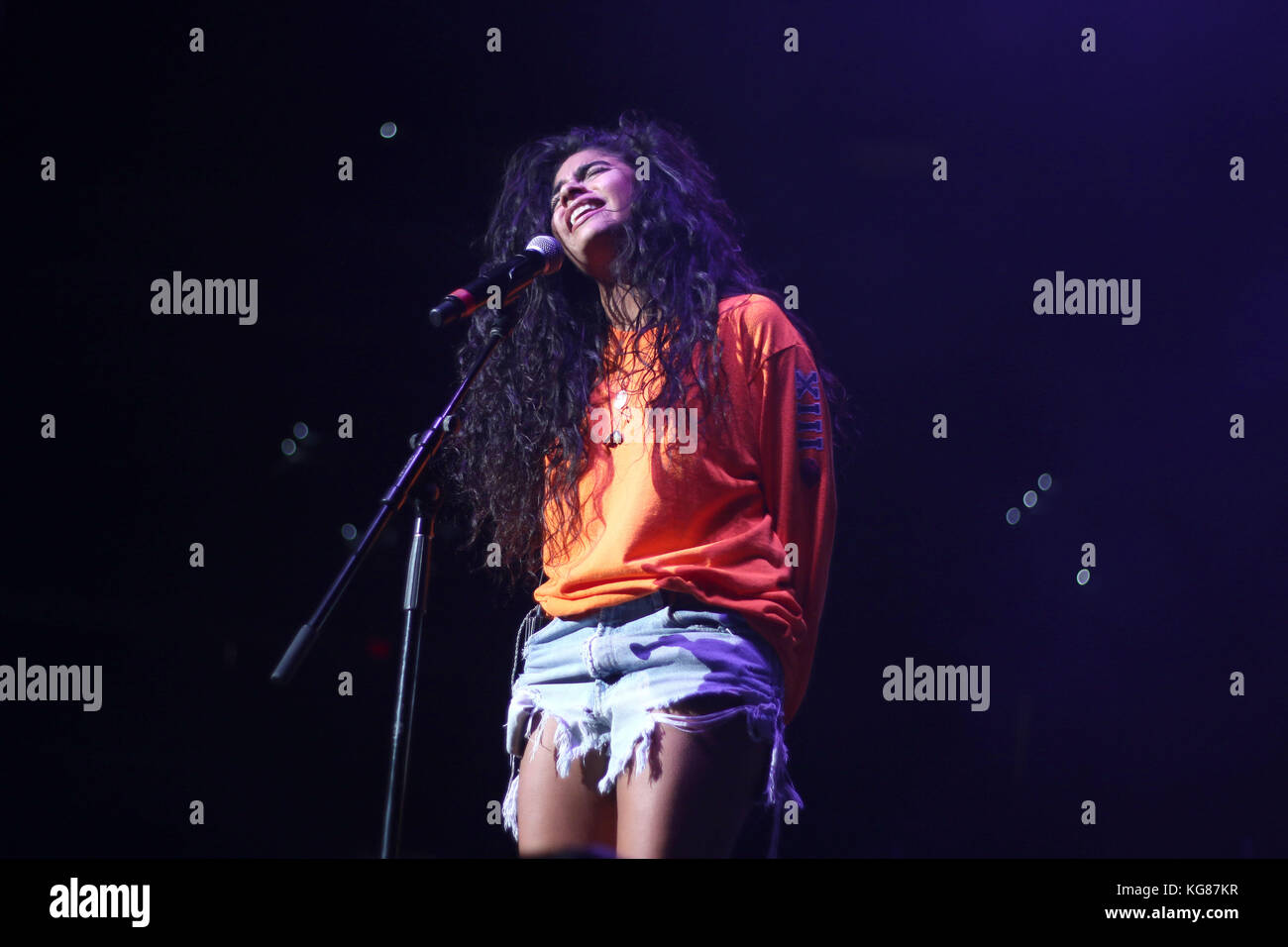 Tampa, Florida, USA. 3rd Nov, 2017. JESSIE REYEZ performing at WiLD 94. ...