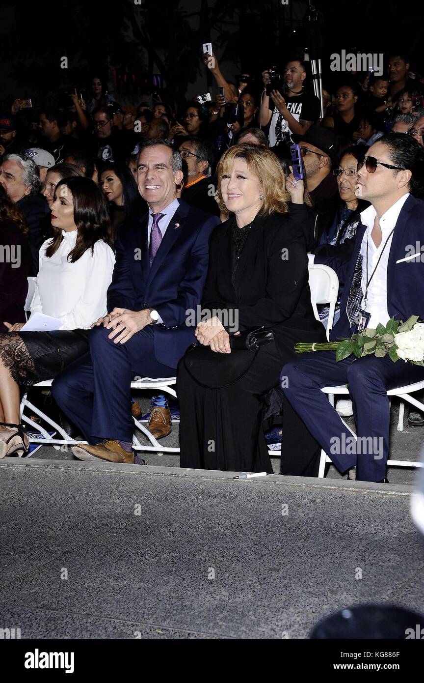 Los Angeles, CA, USA. 3rd Nov, 2017. Eva Longoria, Eric Garcetti ...