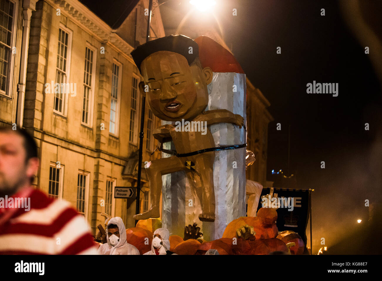 Lewes, UK. 4th Nov, 2017. Lewes Bonfire Night Celebrations. The annual ...
