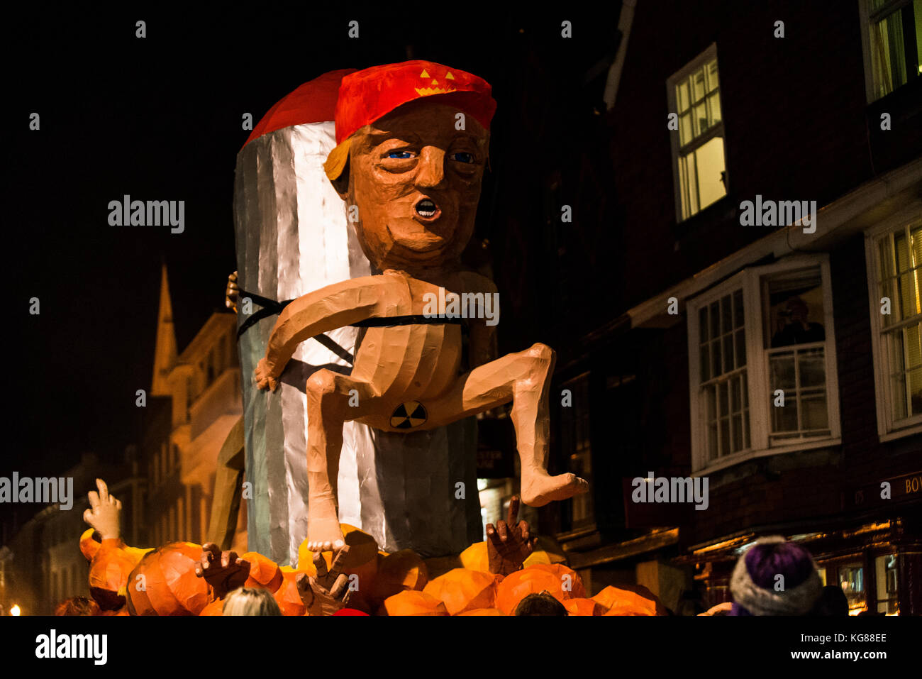 Lewes, UK. 4th Nov, 2017. Lewes Bonfire Night Celebrations. The annual ...