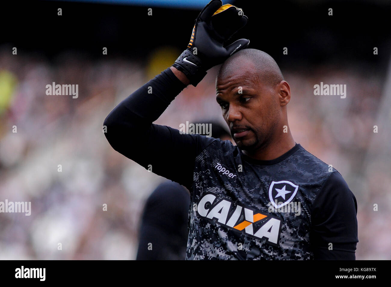Rio De Janeiro, Brazil. 04th Nov, 2017. Jeferson during Botafogo vs ...