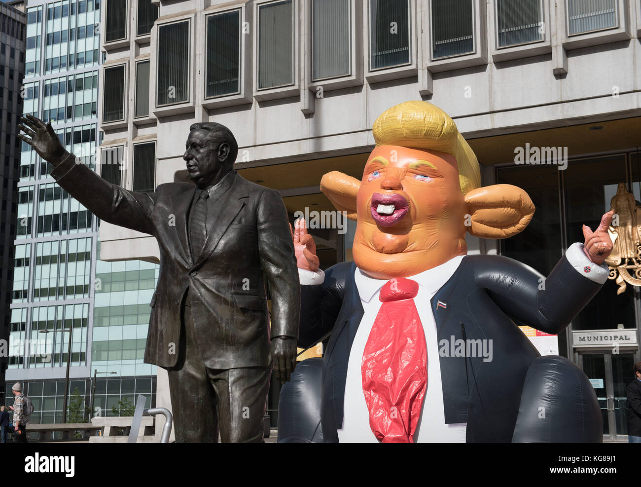 Trump inflatable hi-res stock photography and images - Alamy