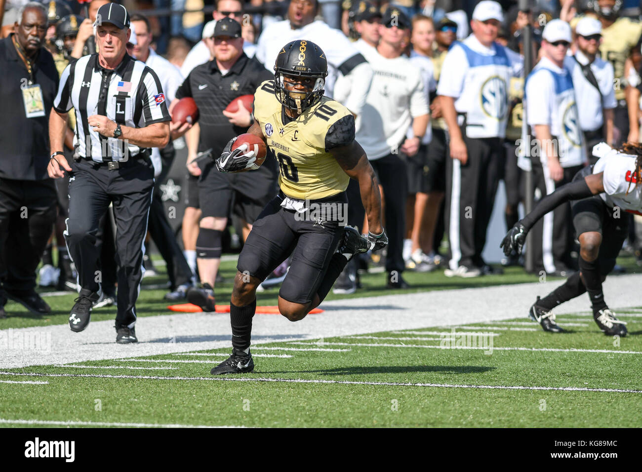 November 4, 2017: Vanderbilt Commodores wide receiver Trent Sherfield ...