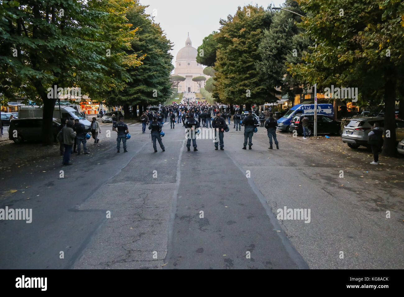 Rome, Italy 4 November 2017. Demonstration of the political movement ...