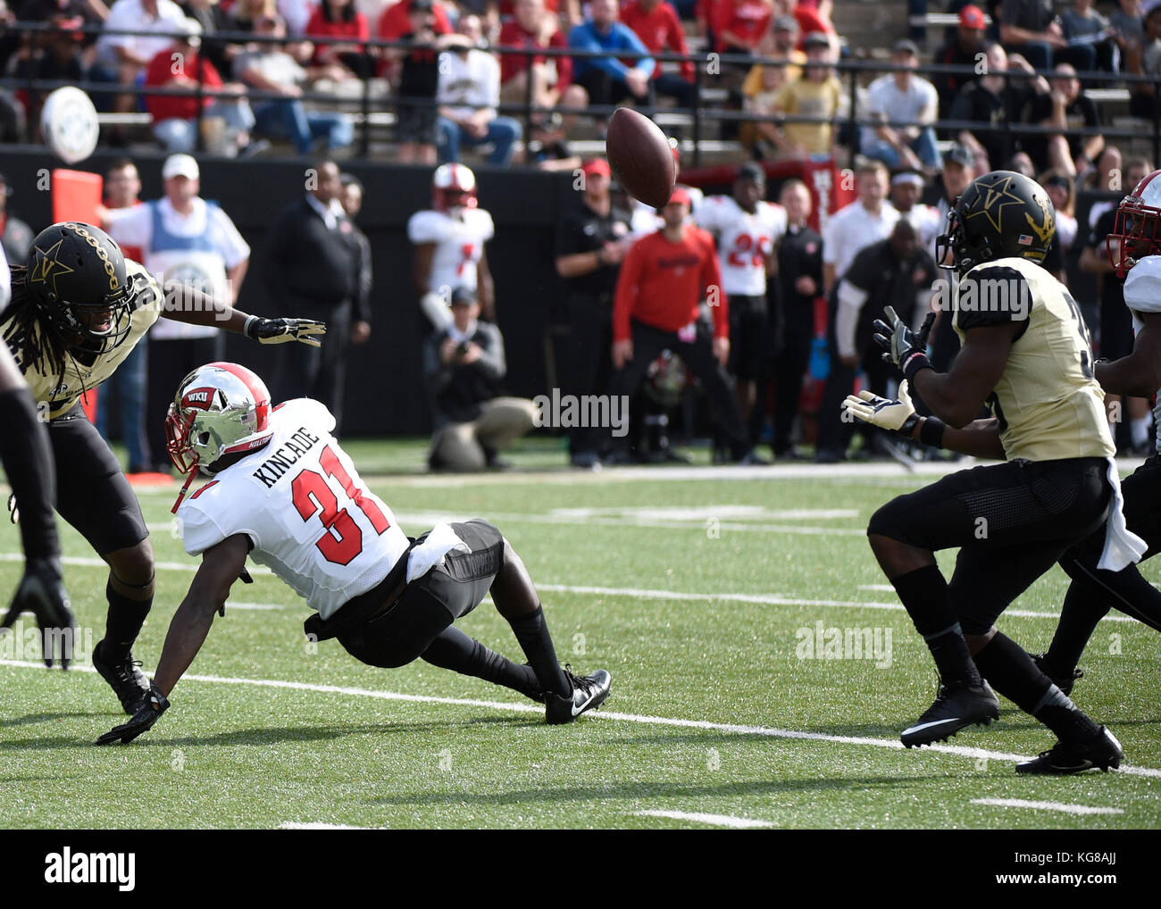 Vanderbilt Stadium. 4th Nov, 2017. TN, USA Vanderbilt Commodores wide ...