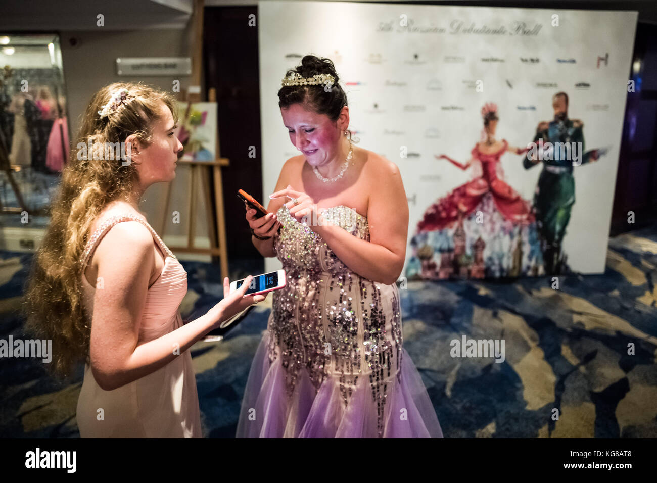 London, UK. 4th Nov, 2017. 5th Russian Debutante Ball, held at Mayfair ...