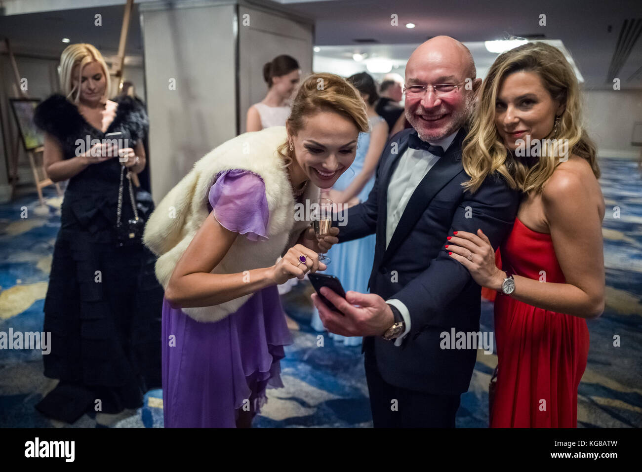 London, UK. 4th Nov, 2017. 5th Russian Debutante Ball, held at Mayfair ...