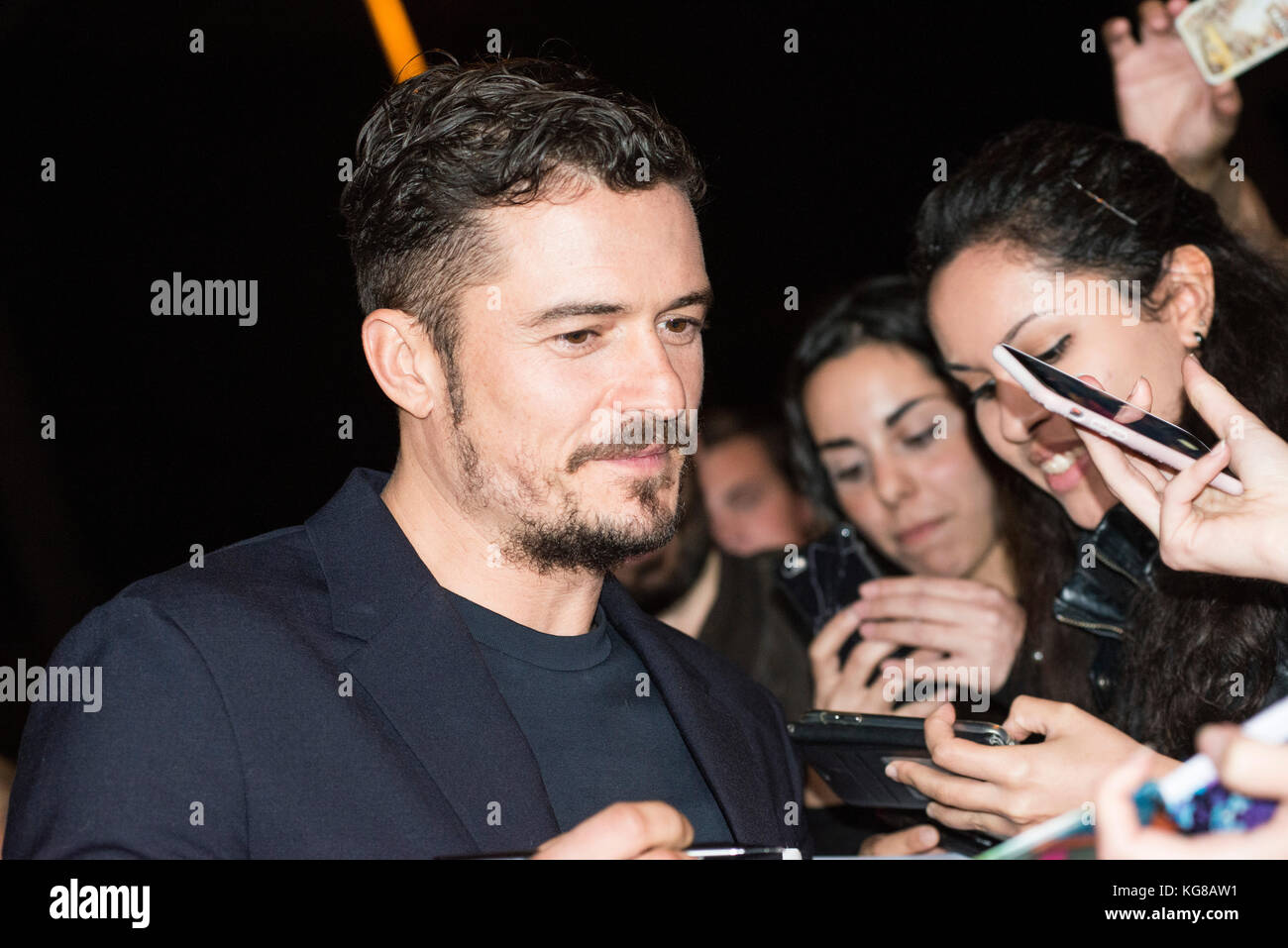 Rome, Italy. 5th November, 2017. Orlando Bloom attending the red carpet ...