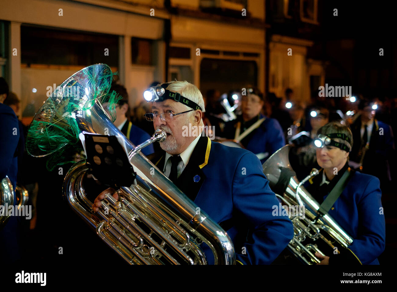 Lewes, UK - 4 November 2017: Participants from Borough Bonfire Society ...