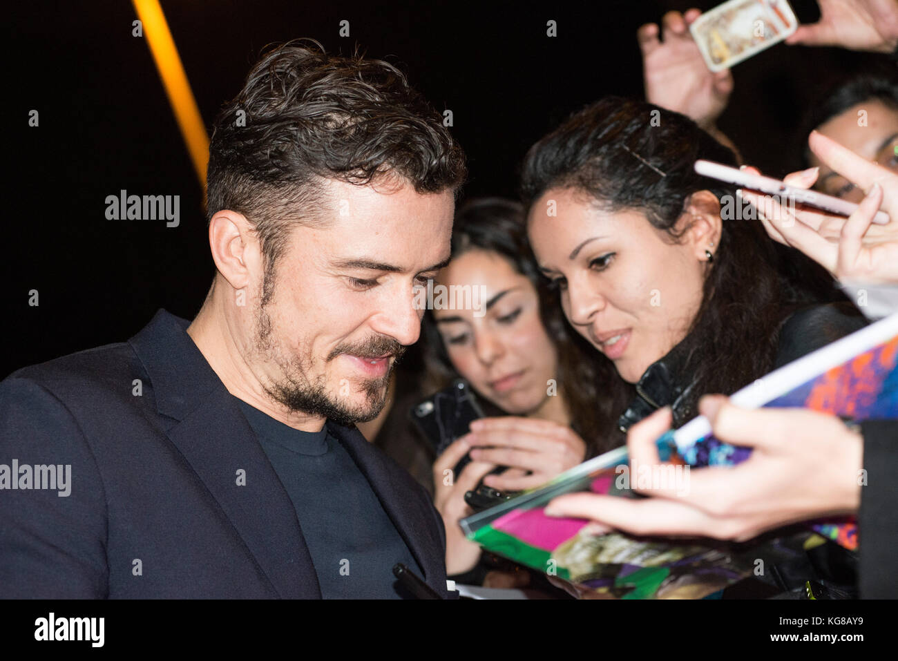 Rome, Italy. 5th November, 2017. Orlando Bloom attending the red carpet ...