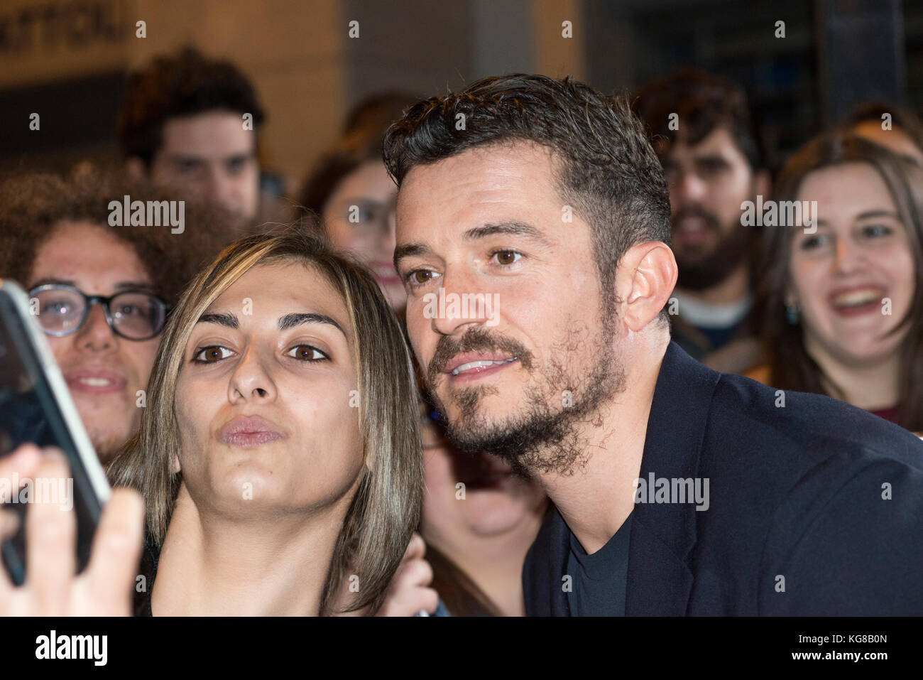 Rome, Italy. 5th November, 2017. Orlando Bloom attending the red carpet ...