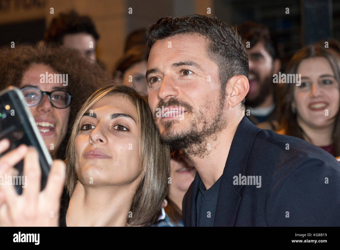 Rome, Italy. 5th November, 2017. Orlando Bloom attending the red carpet ...