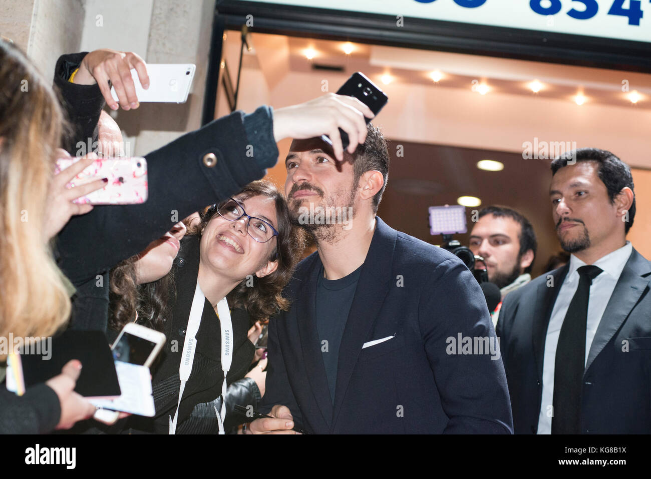 Rome, Italy. 5th November, 2017. Orlando Bloom attending the red carpet ...