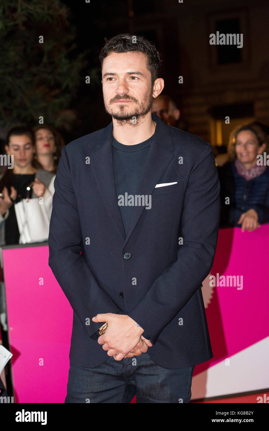 Rome, Italy. 5th November, 2017. Orlando Bloom attending the red carpet ...