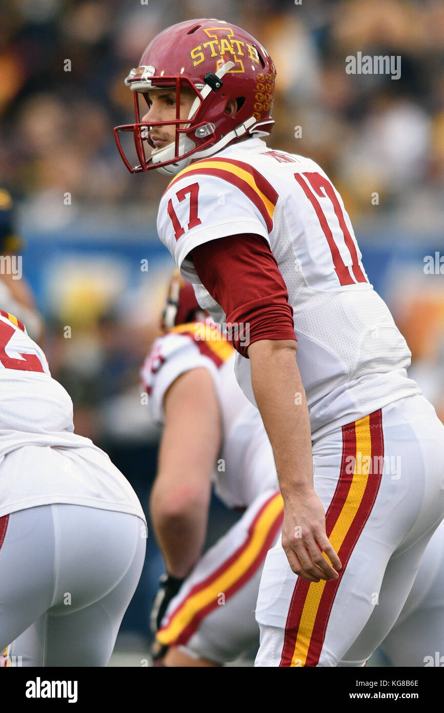 Morgantown, West Virginia, USA. 4th Nov, 2017. Iowa State Cyclones ...