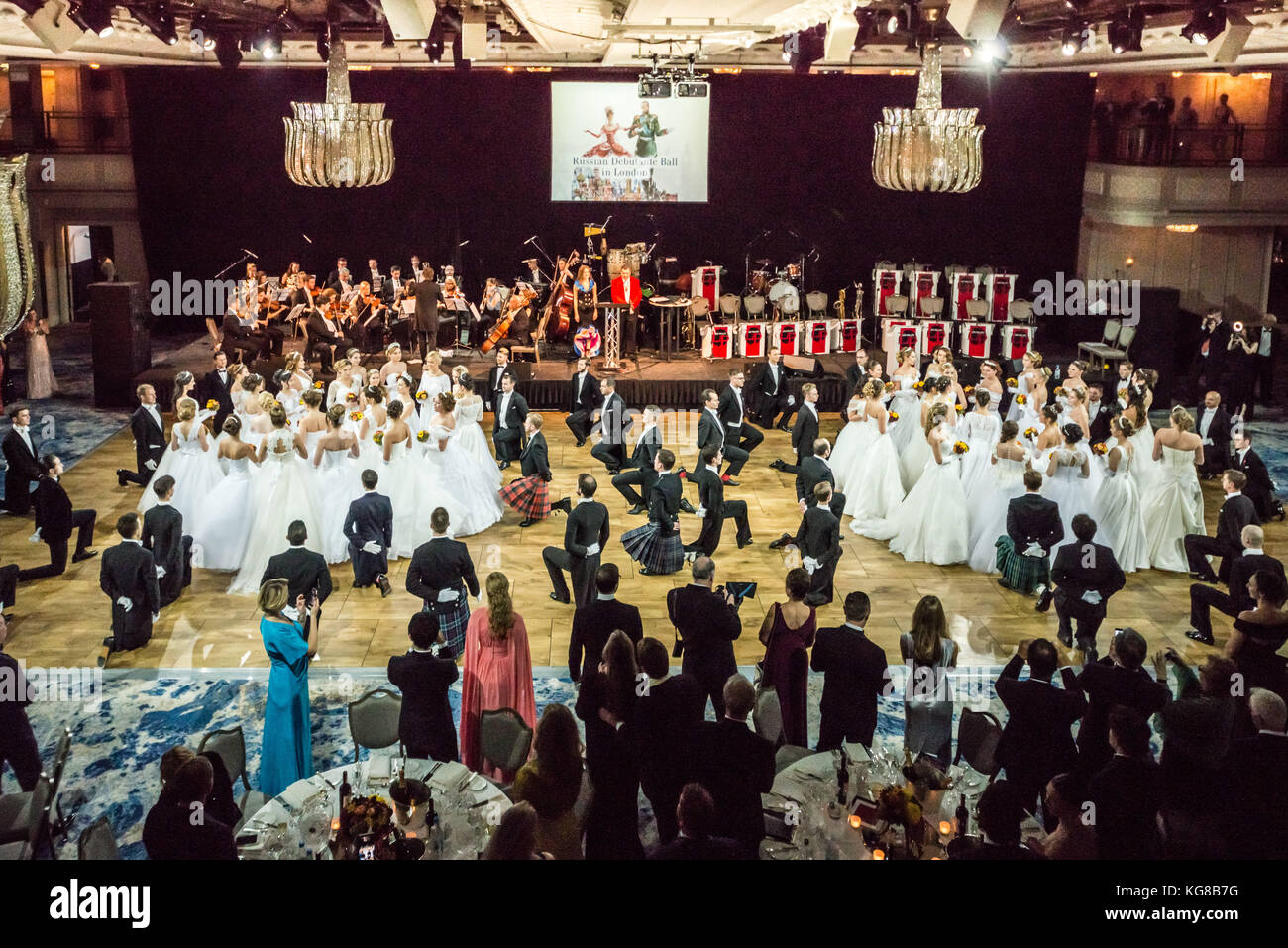 London, UK. 4th Nov, 2017. 5th Russian Debutante Ball, held at Mayfair ...