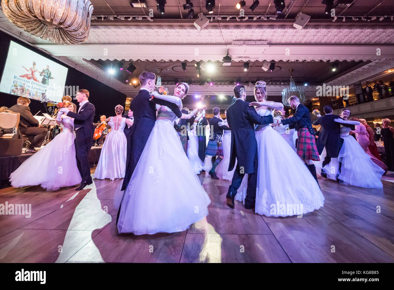 London, UK. 4th Nov, 2017. 5th Russian Debutante Ball, held at Mayfair ...