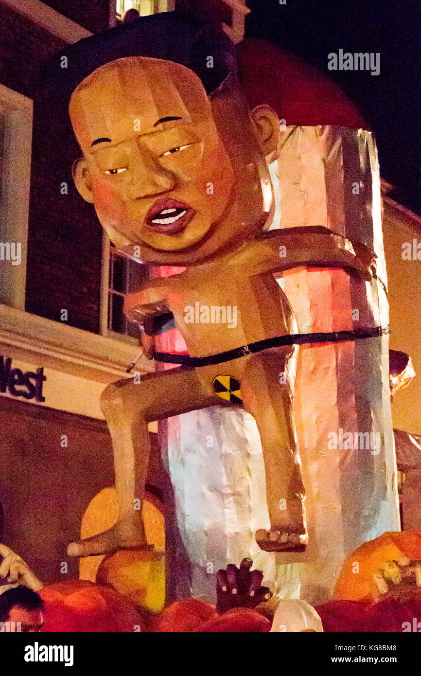 An Effigy at Lewes Bonfire Celebrations Stock Photo - Alamy