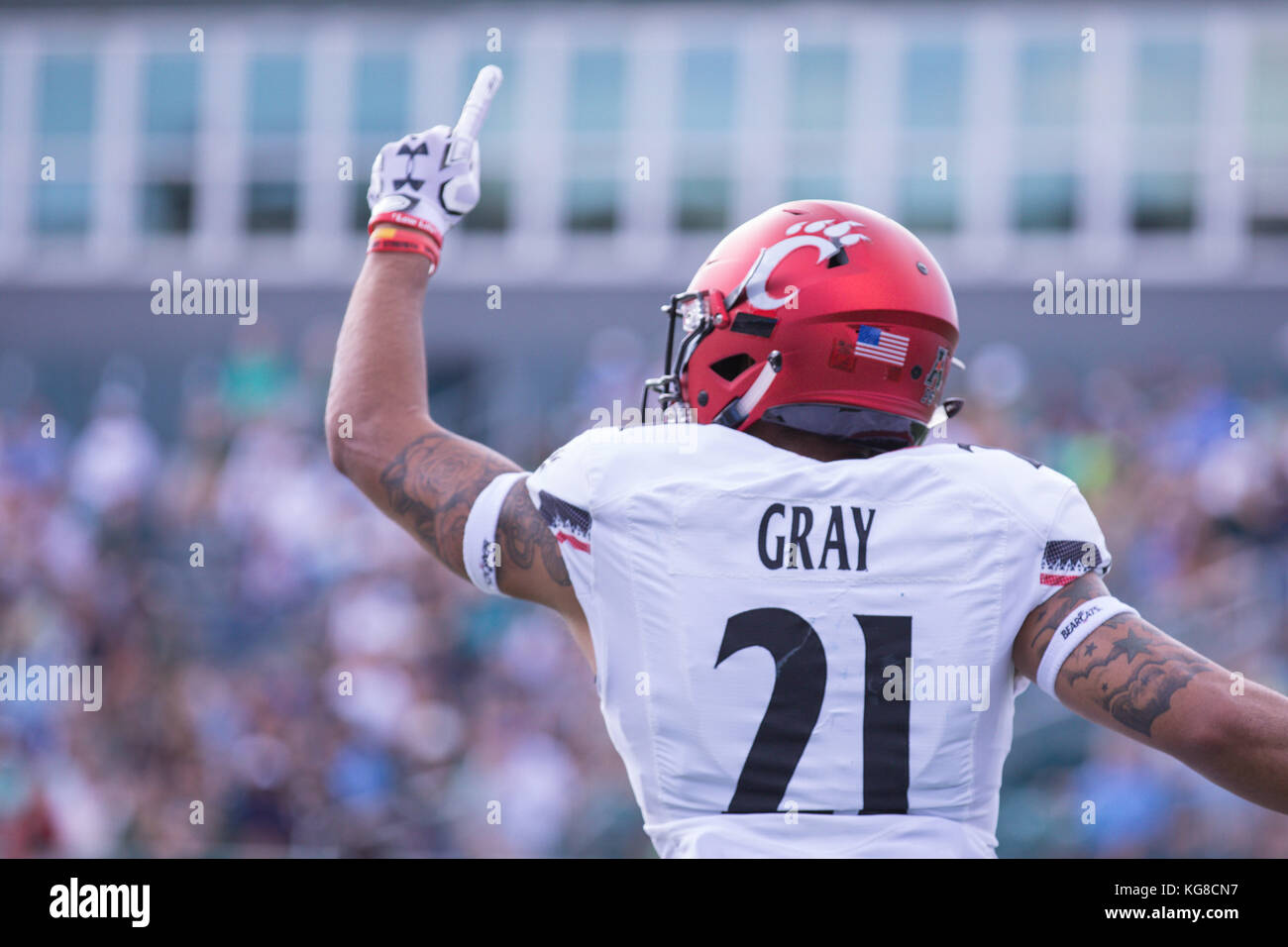 New Orleans, LA, USA. 04th Nov, 2017. Cincinnati Bearcats wide receiver ...