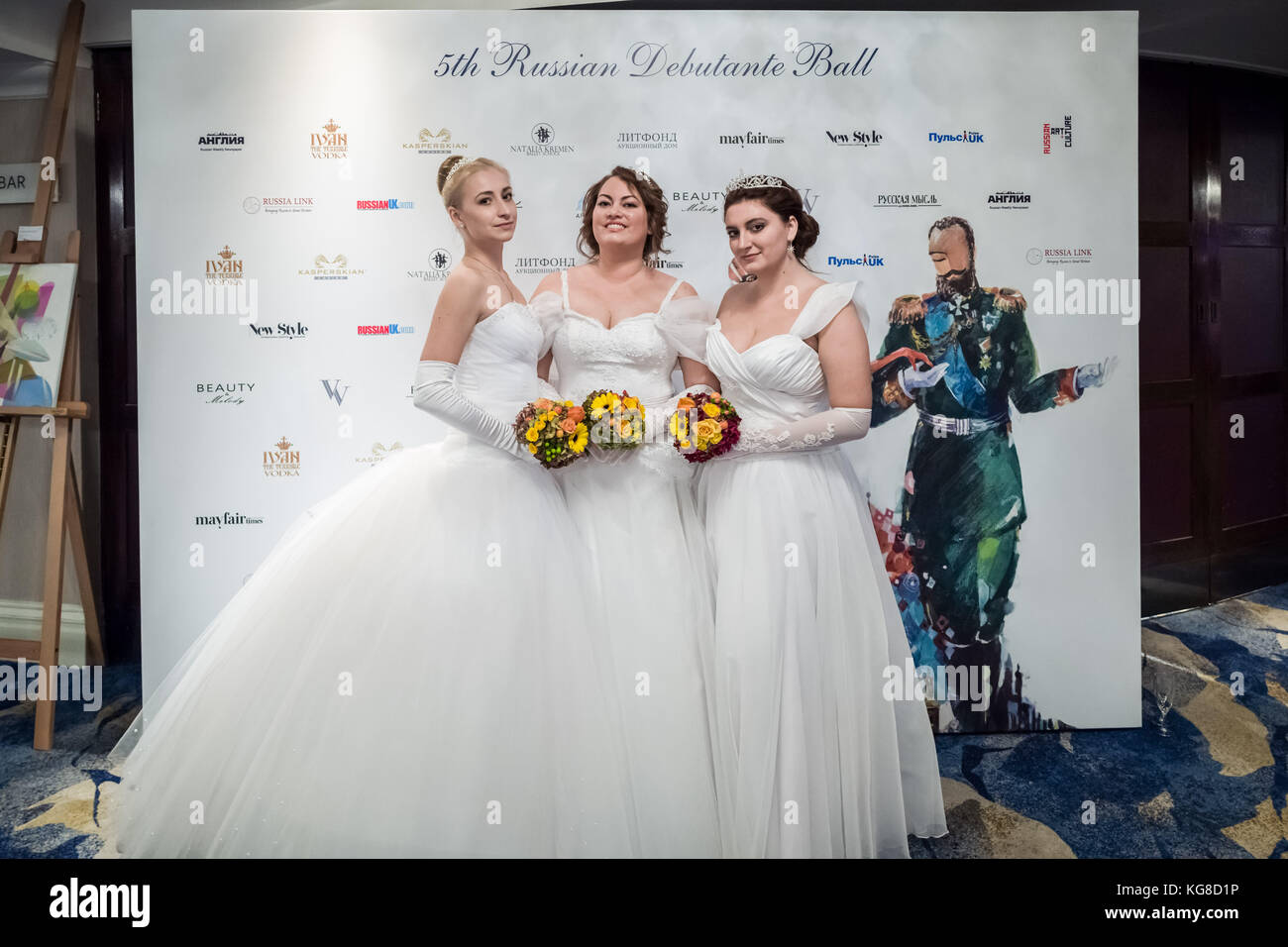 London, UK. 4th Nov, 2017. 5th Russian Debutante Ball, held at Mayfair ...
