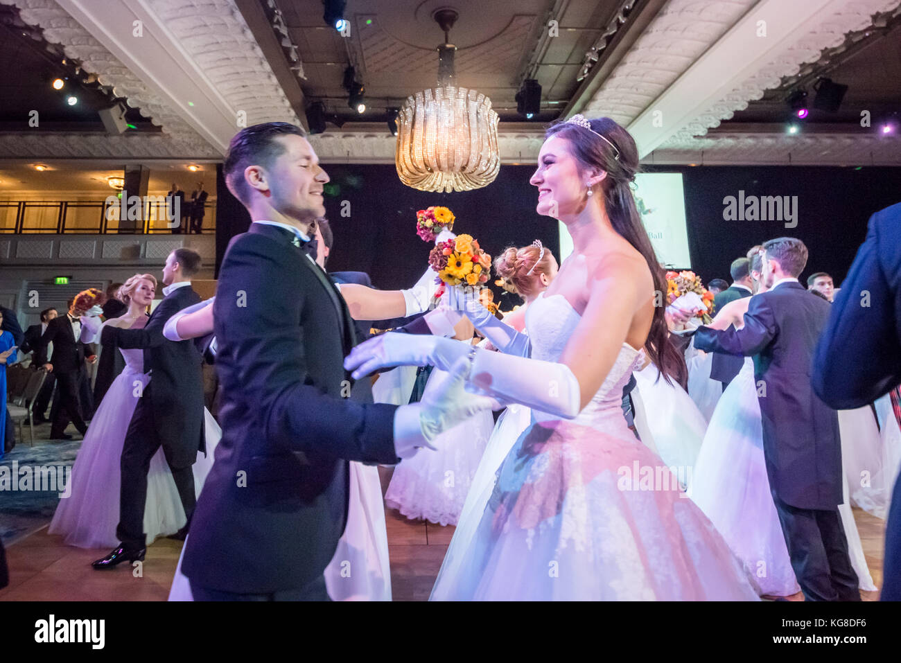 London, UK. 4th Nov, 2017. 5th Russian Debutante Ball, held at Mayfair ...