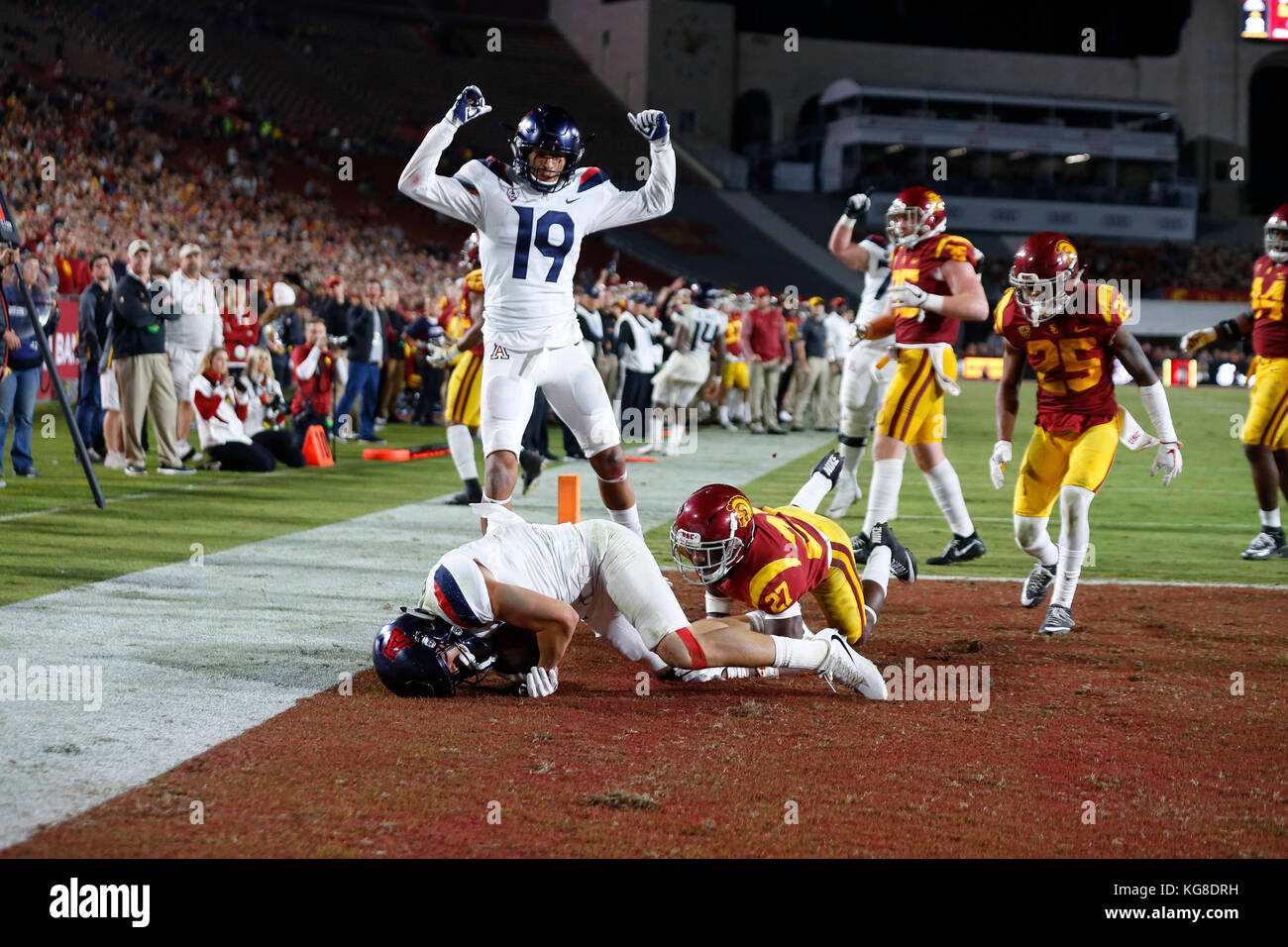 November 04, 2017 Arizona Wildcats wide receiver Tony Ellison #9 makes ...