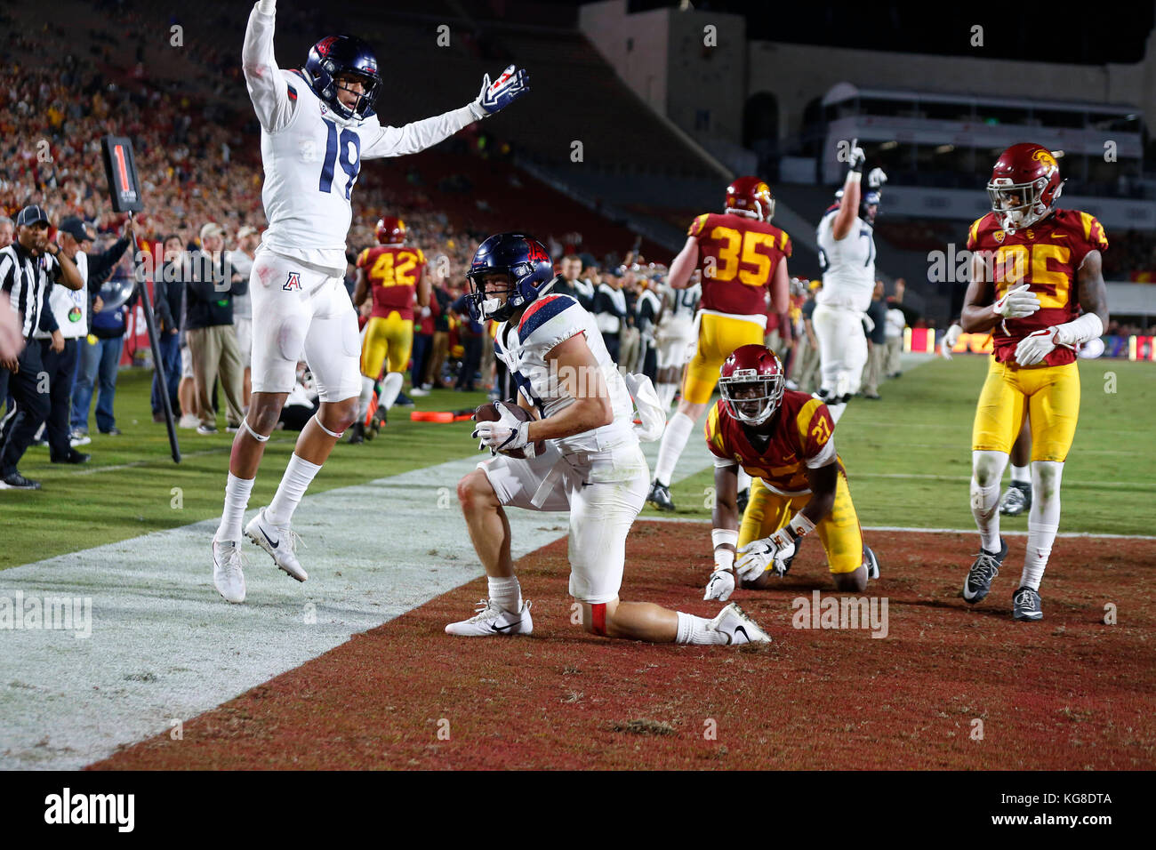 November 04, 2017 Arizona Wildcats wide receiver Tony Ellison #9 makes ...