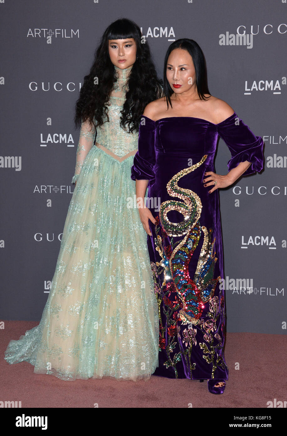 Los Angeles, USA. 04th Nov, 2017. Asia Chow & Eva Chow at the 2017 ...