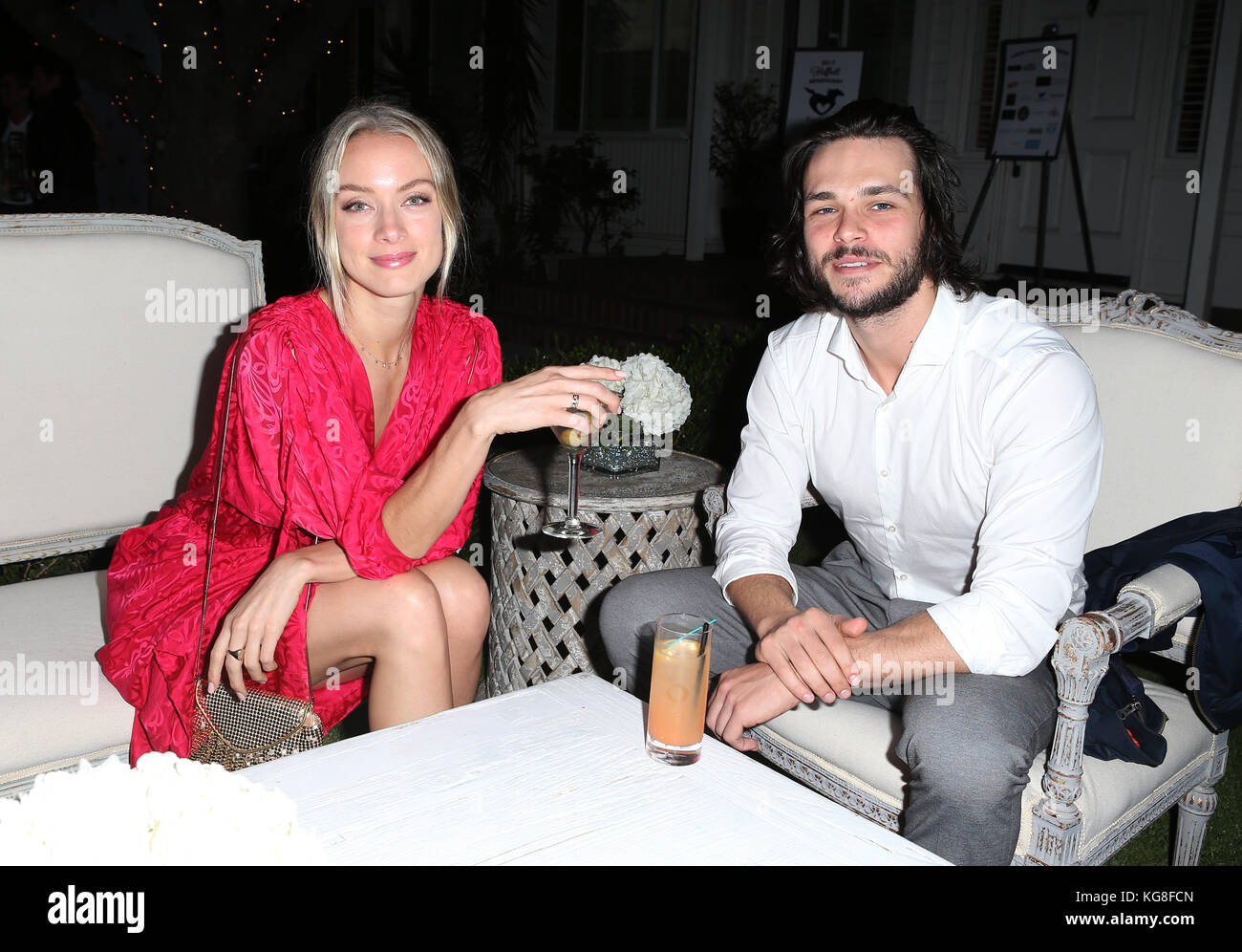 LOS ANGELES, CA - NOVEMBER 4: Rachel Skarsten, Boyfriend Alex, at The ...