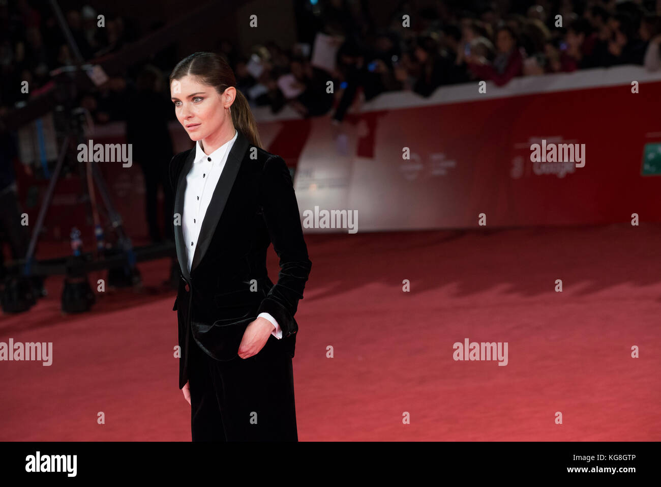 Red carpet of The Place with whole cast during the 12th Rome Film Fest ...