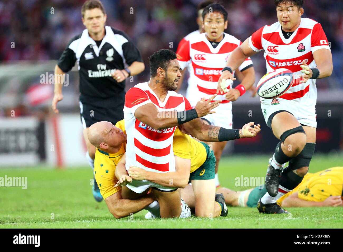 Kanagawa, Japan. 4th Nov, 2017. Sione Teaupa (JPN) Rugby : Lipovitan D ...