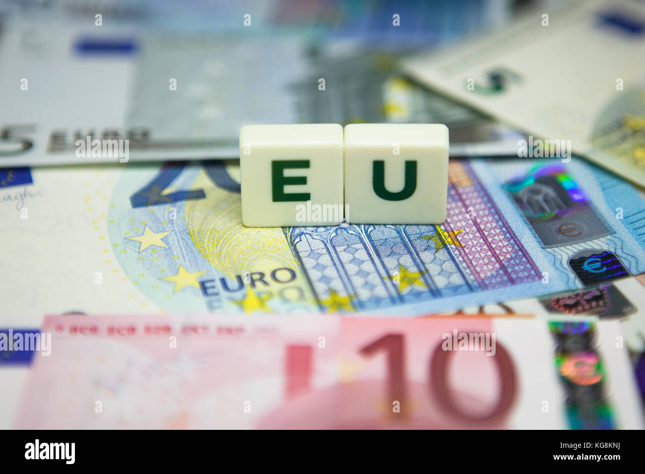 EU and Euro bank notes Stock Photo - Alamy