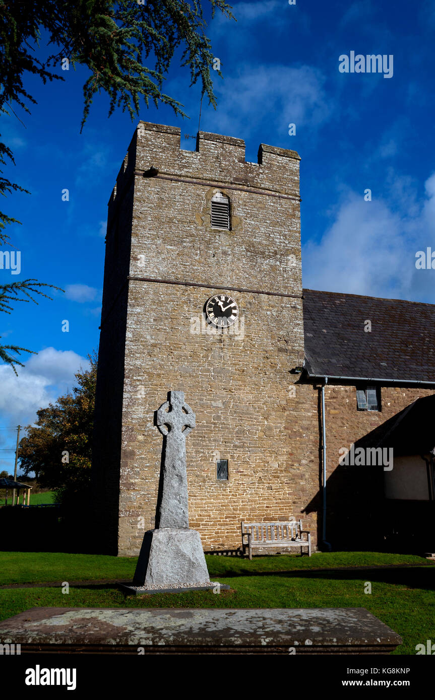 St. Michael and All Angels Church, Onibury, Shropshire, England, UK ...