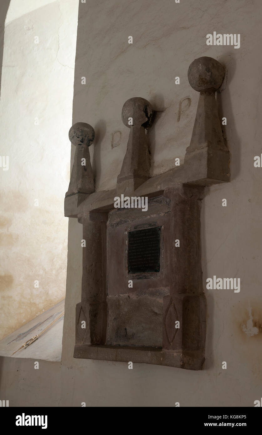 An unusual 17th century memorial, St. Michael and All Angels Church ...