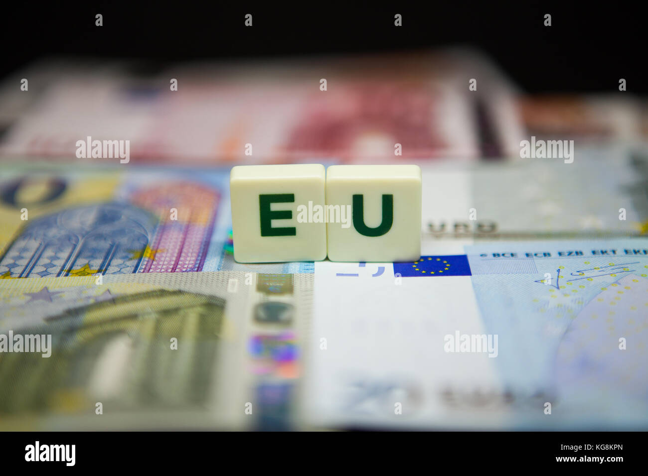 EU and Euro bank notes Stock Photo - Alamy