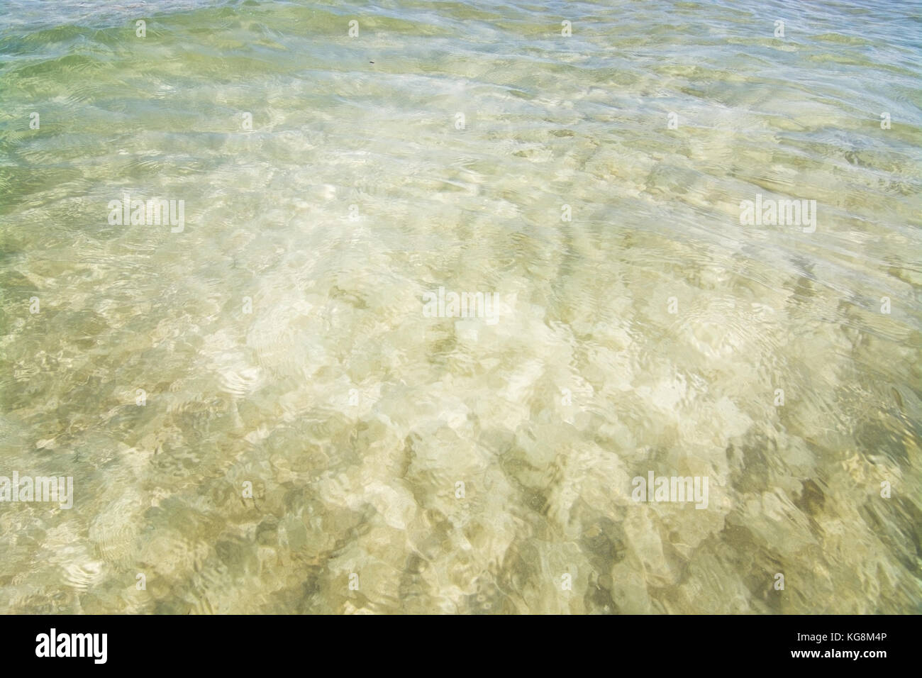 Shallow sand and sea water closeup in Es Trenc Mallorca Stock Photo - Alamy