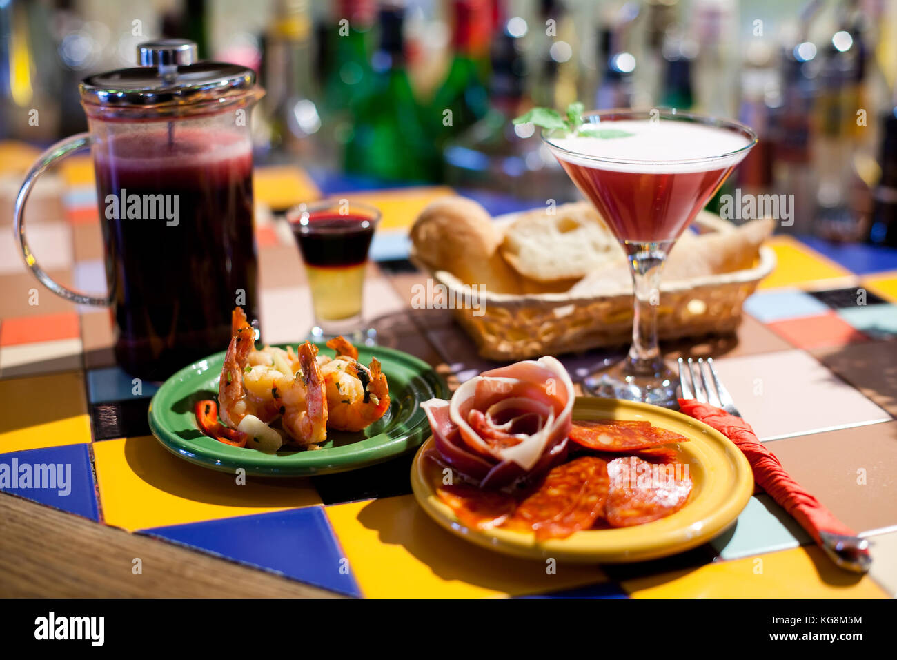 Spanish bar alcohol drinks hi-res stock photography and images - Alamy