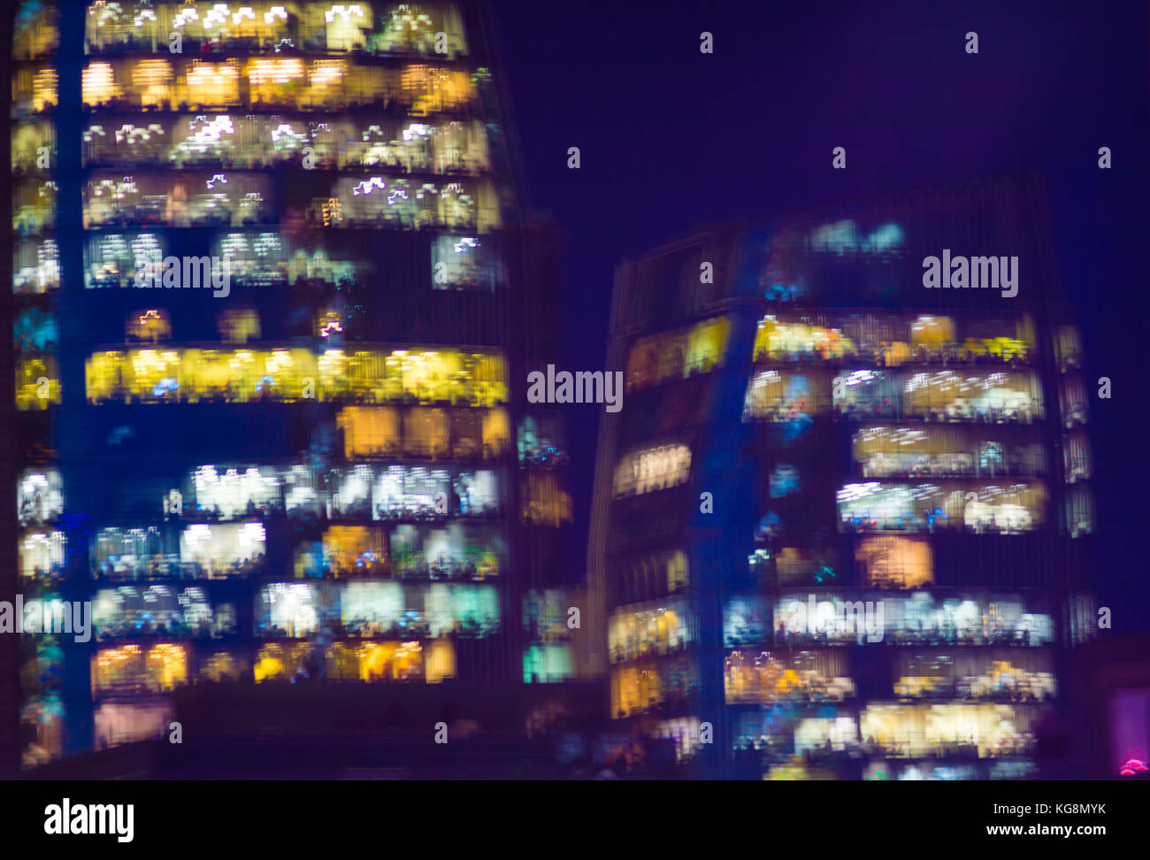 Skyscraper windows blurred Stock Photo - Alamy